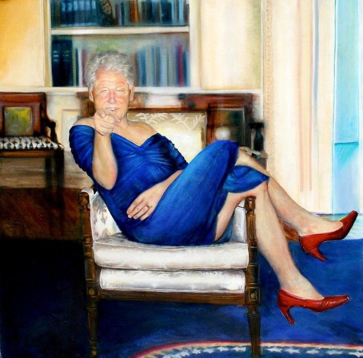 Clinton With A Blue Dress, Blue Dress, Blue Dress, Clinton With THE ...