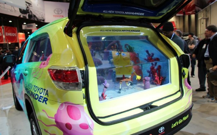 LOOK! Toyota's AWESOME Spongebob Squarepants Themed SUV! - TheCount.com