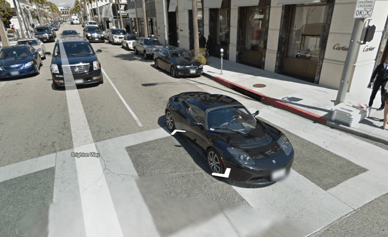 Jesus And Other Weird Stuff Rodeo Drive Via Google Maps | TheCount.com