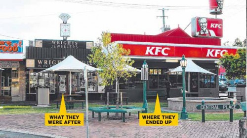 Crooks That Broke Through Wall Of KFC Bathroom Thought It Was Jewelry ...