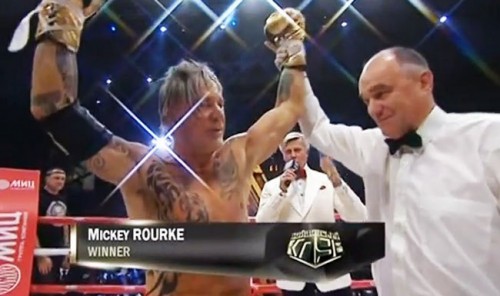 Mickey Rourke WINS BOXING MATCH At 62 - TheCount.com