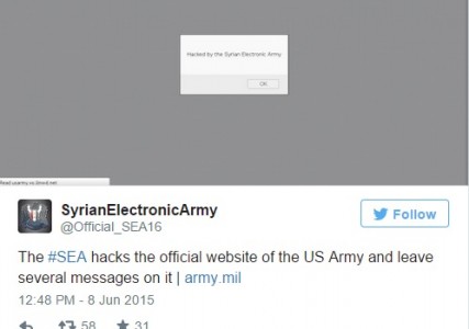 Syrian Electronic Army HACKS United States Army’s Official Website ...